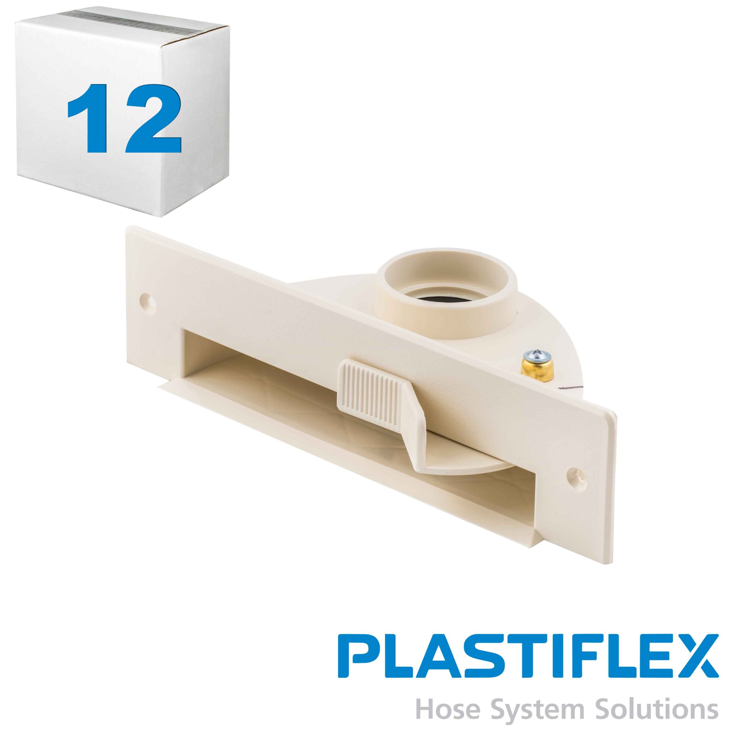 BI705CS-12 VACPAN Almond Flush Mount Central Vacuum Sweep Inlet ...